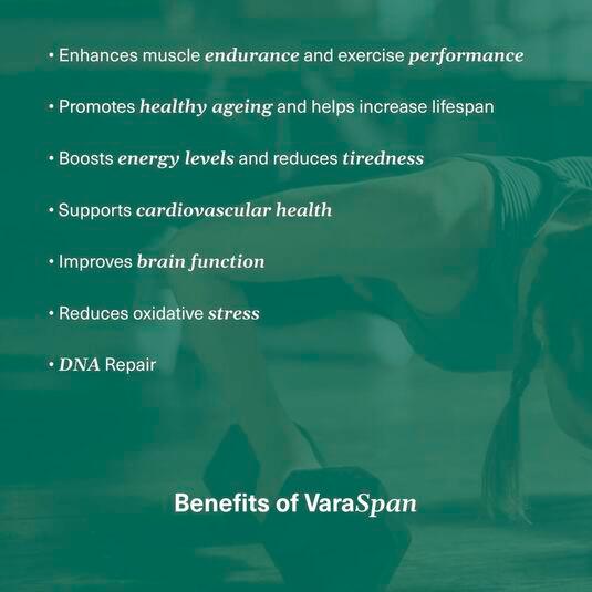 VaraSpan® by Varalife® - NMN & Resveratrol Supplement